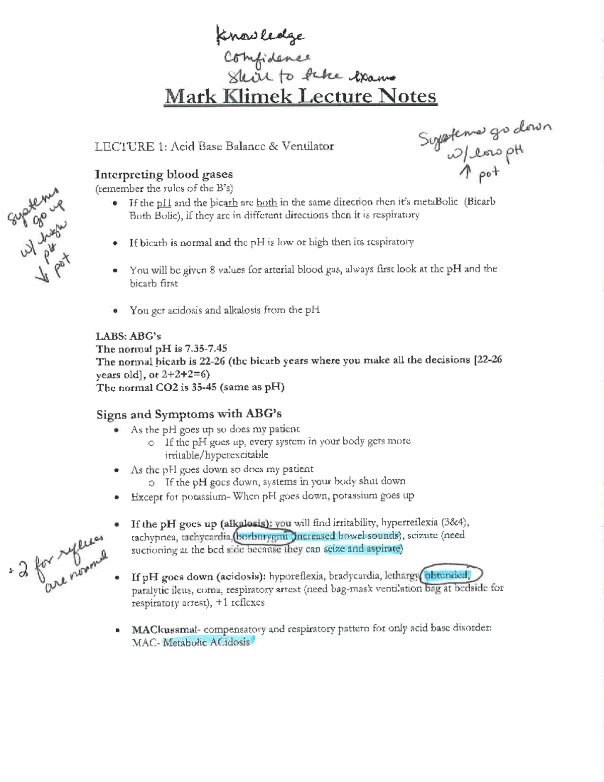 Mark K NCLEX Lecture Notes Summary and Key Points - Studocu