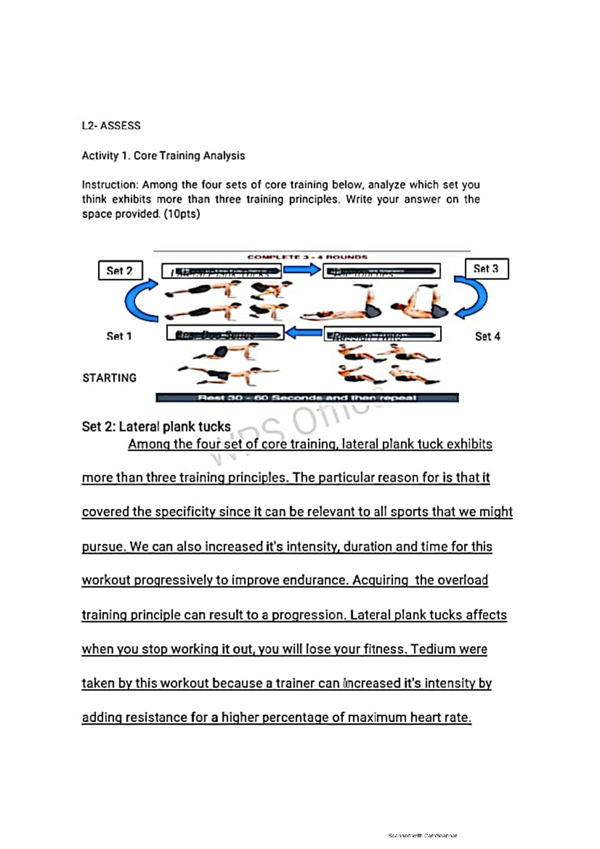 L2 Assess - My answers. - PATH-FIT 2 (Fitness Exercises) - Studocu