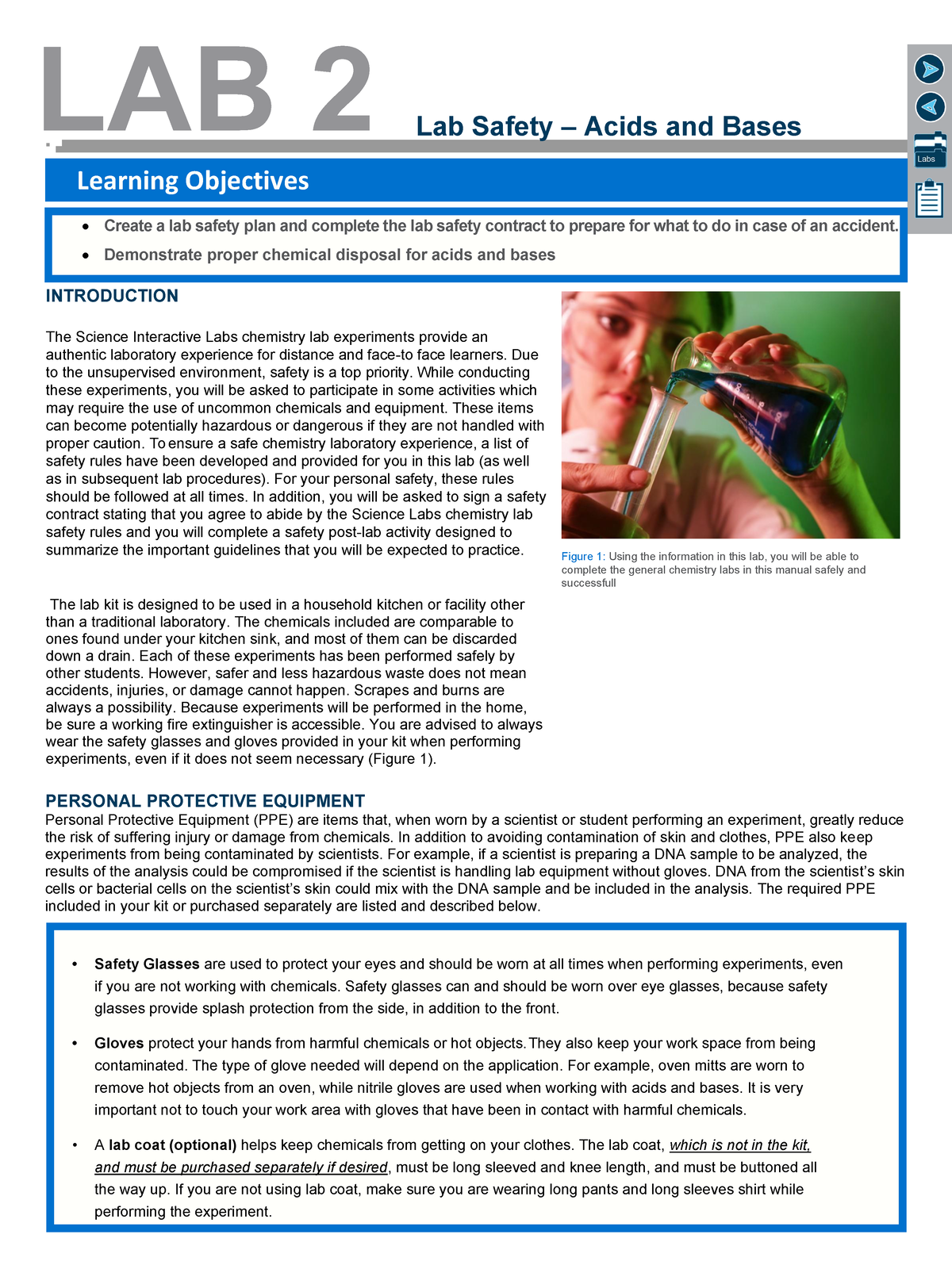 LAB 2: Safety Guidelines for Acids and Bases - Spring 26 - Studocu