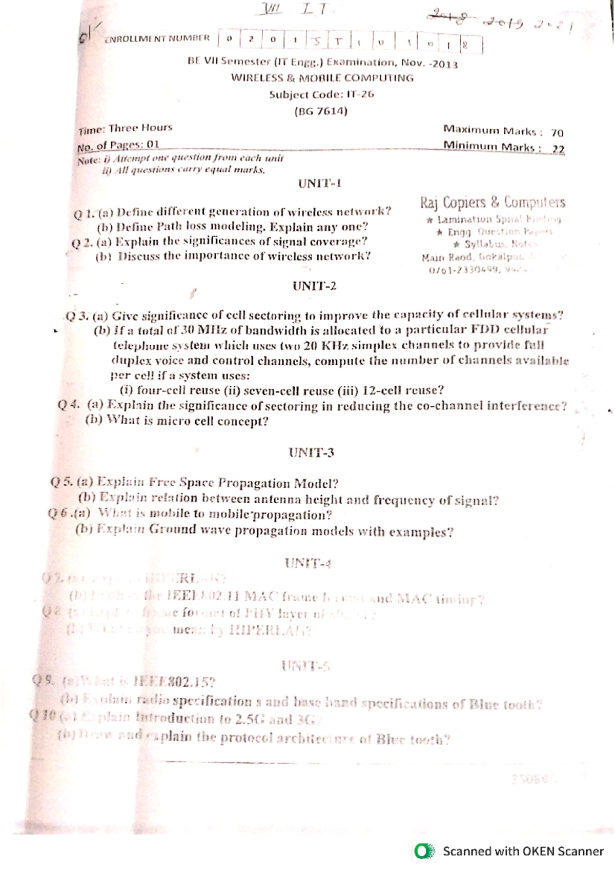 PYQ's - previous year paper - Cloud computing - Studocu