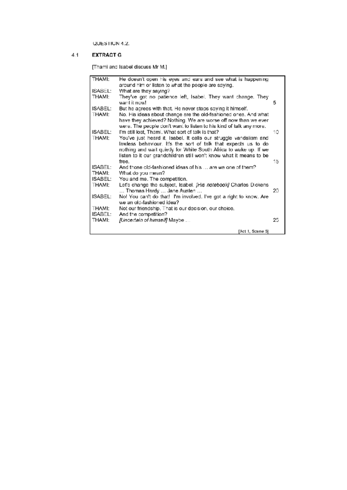 My Children, My Africa! - English First Additional Study Guide - Studocu