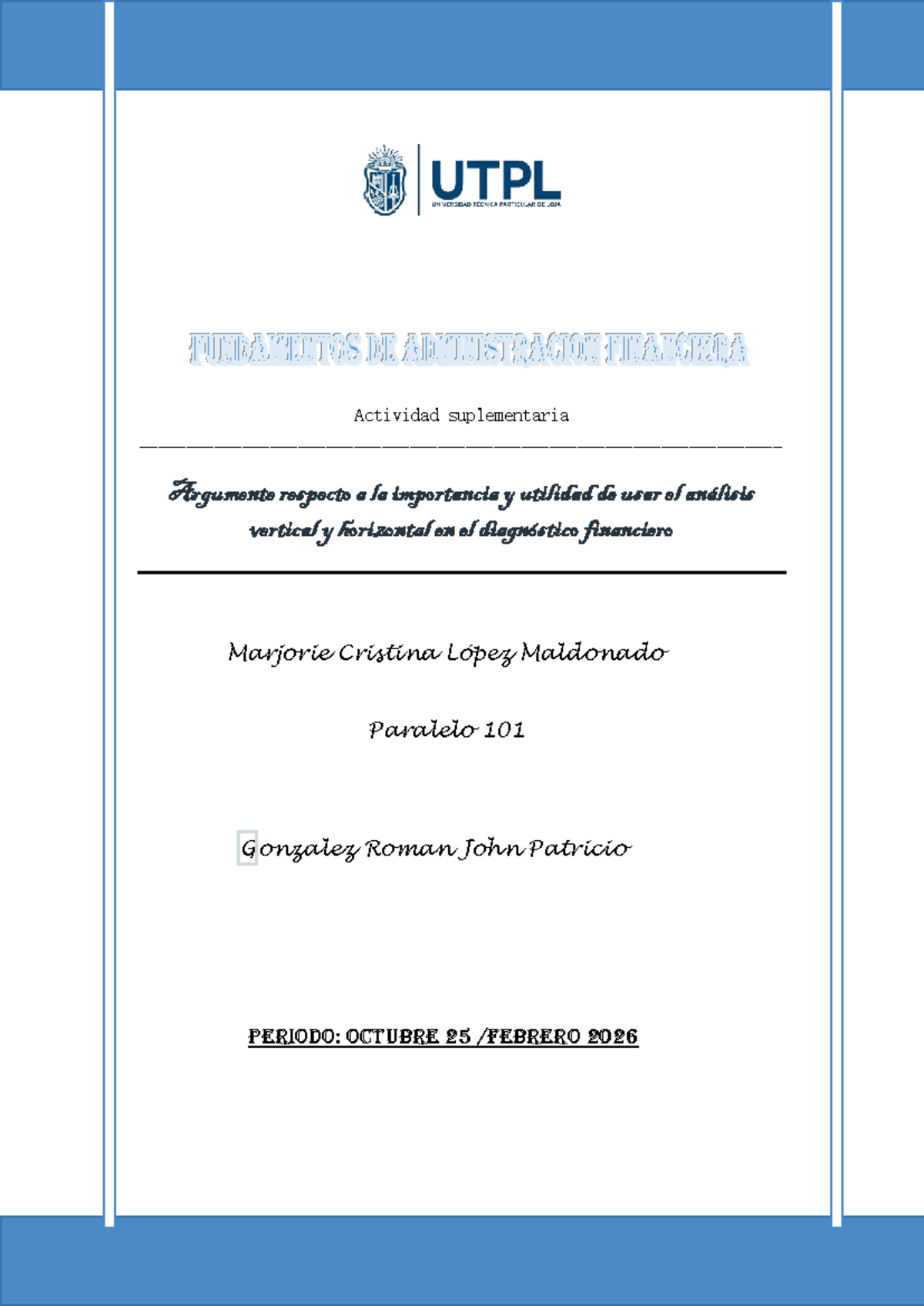 Análisis Financiero Vertical y Horizontal de Nestlé Ecuador S.A ...