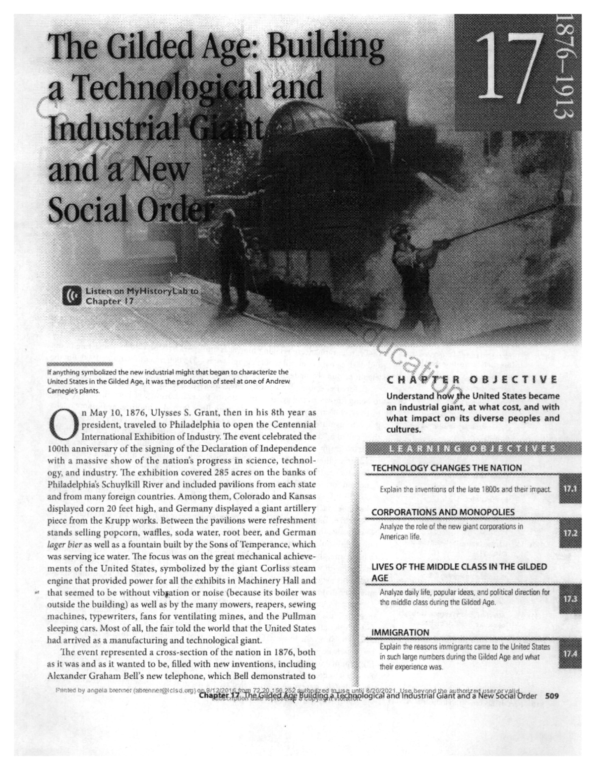 17.0 - 18.0 Gilded Age - notes on uint 7 - The Gilded Age: Building a ...