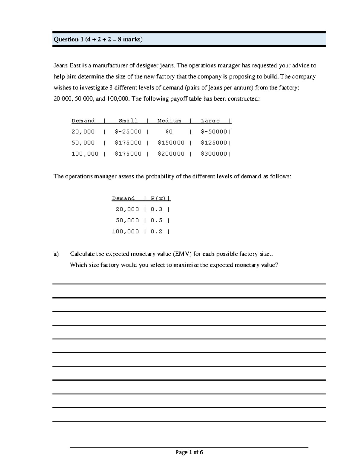 Assessment 2 - Summ25: Factory Size & Delivery Time Analysis - Studocu