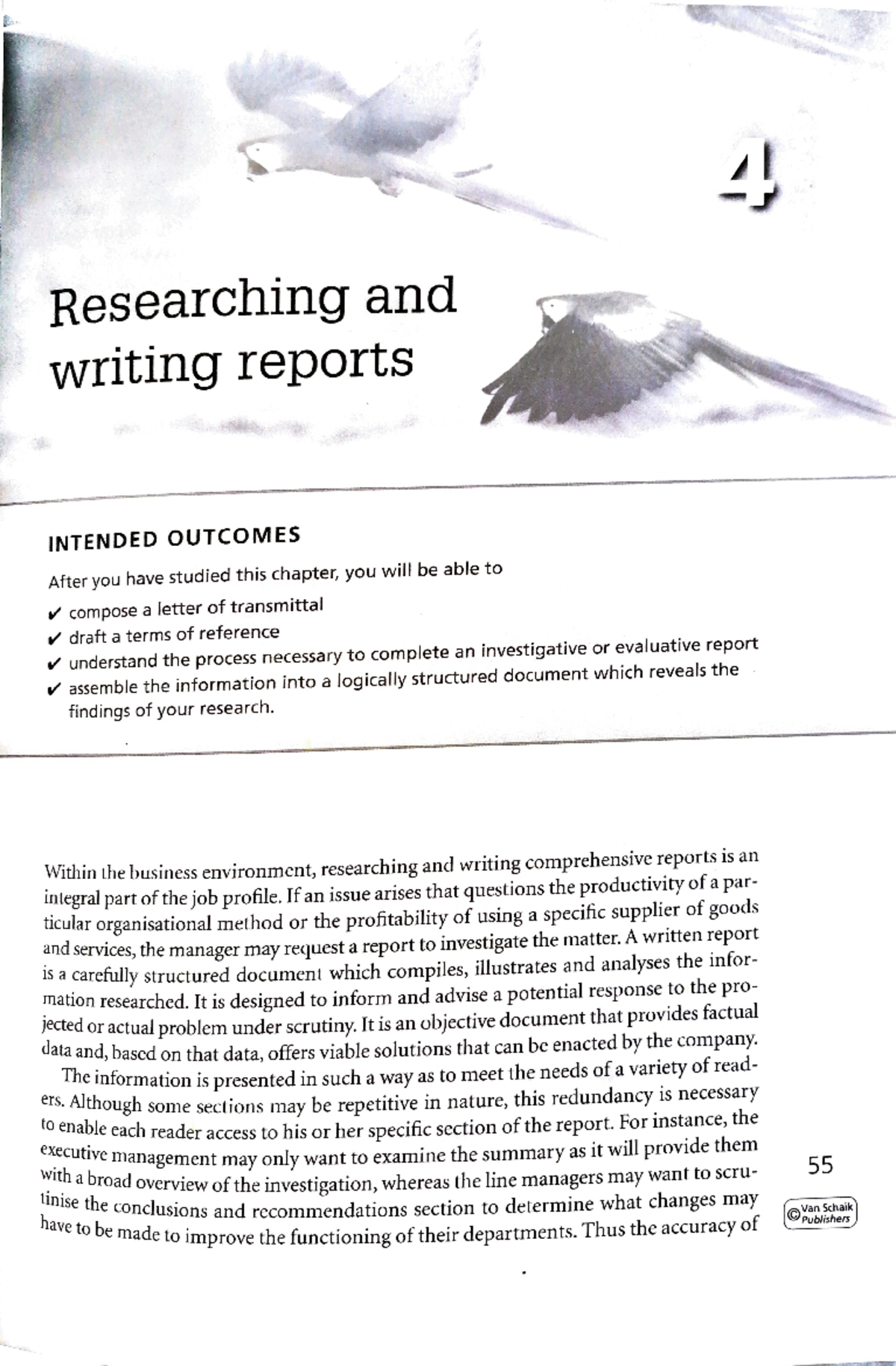 Chapter 4 - Researching and Writing Reports - Lpy41yo - UJ - Studocu