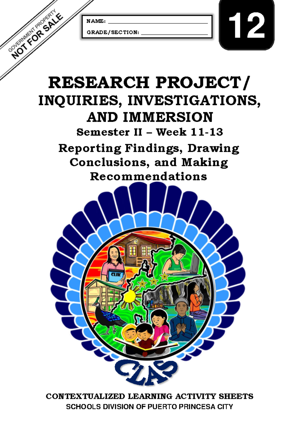 CLAS6 Research Project: Reporting Findings, Conclusions ...