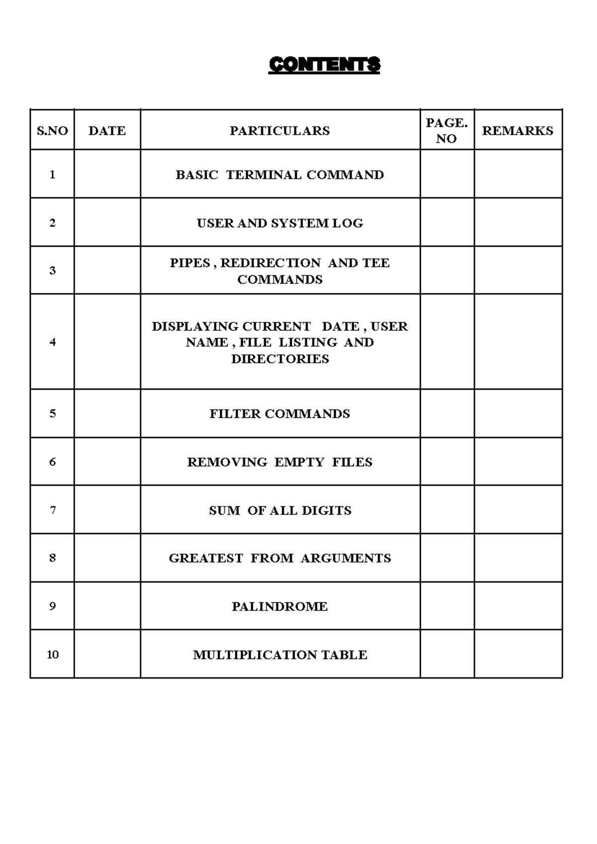 Linux LAB: Shell Scripting Commands and Techniques - Studocu