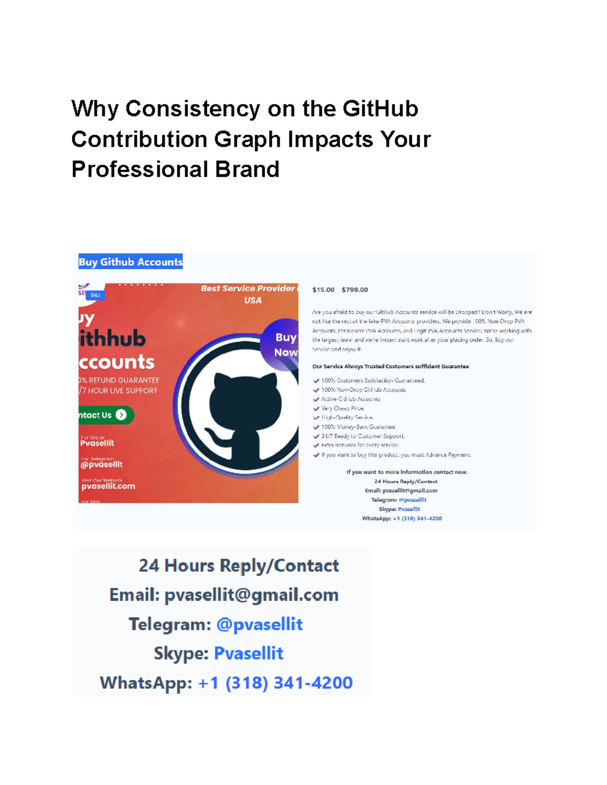 GitHub Contribution Graph Consistency: Impact on Your Professional ...
