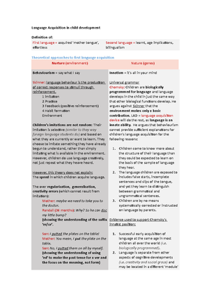 Theories of Language Change - Table - ANALYSIS/EVALUATION OF THEORIES ...