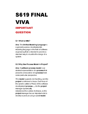 Final Project - cs619 - VU - Studocu