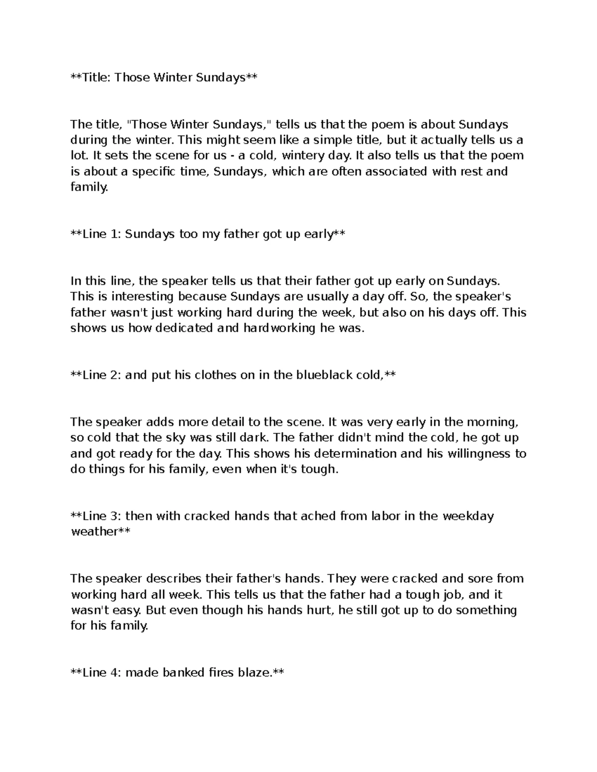 Analysis of "Drummer Hodge" Poem by Thomas Hardy - English 101 - Studocu