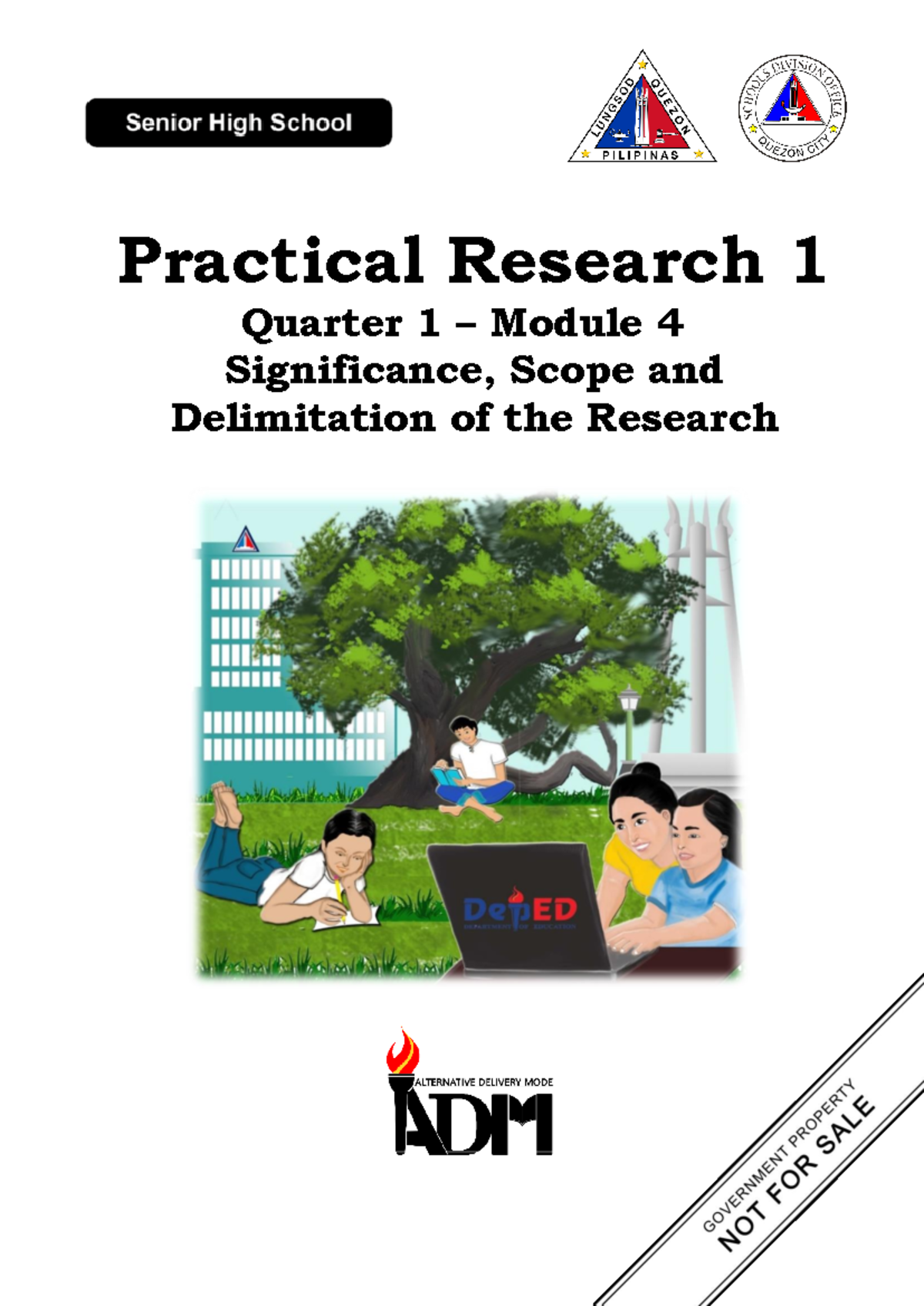 Practical Research 1 - Gr. 11 Q1 Mod 4: Significance, Scope ...