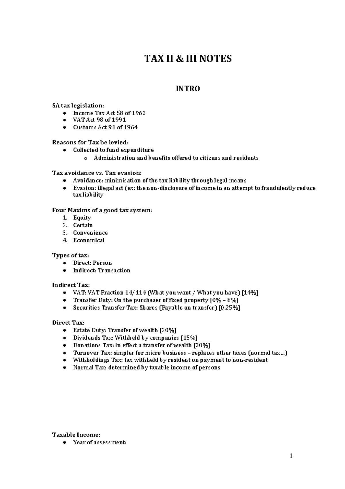 General Deduction Formula - GENERAL DEDUCTION FORMULA – S11(a ...