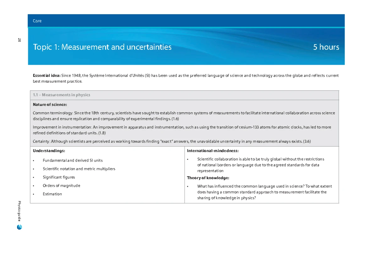 Preview Measurement and uncertainties quiz - Physics HL - Measurement and uncertainties quiz 1 A ...