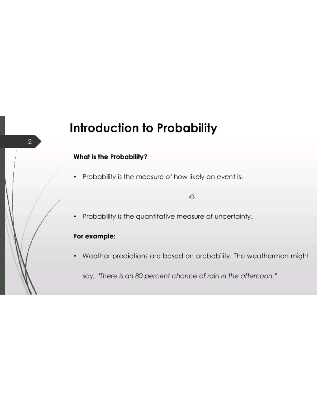Lecture 10: Introduction to Probability and Its Applications - Studocu