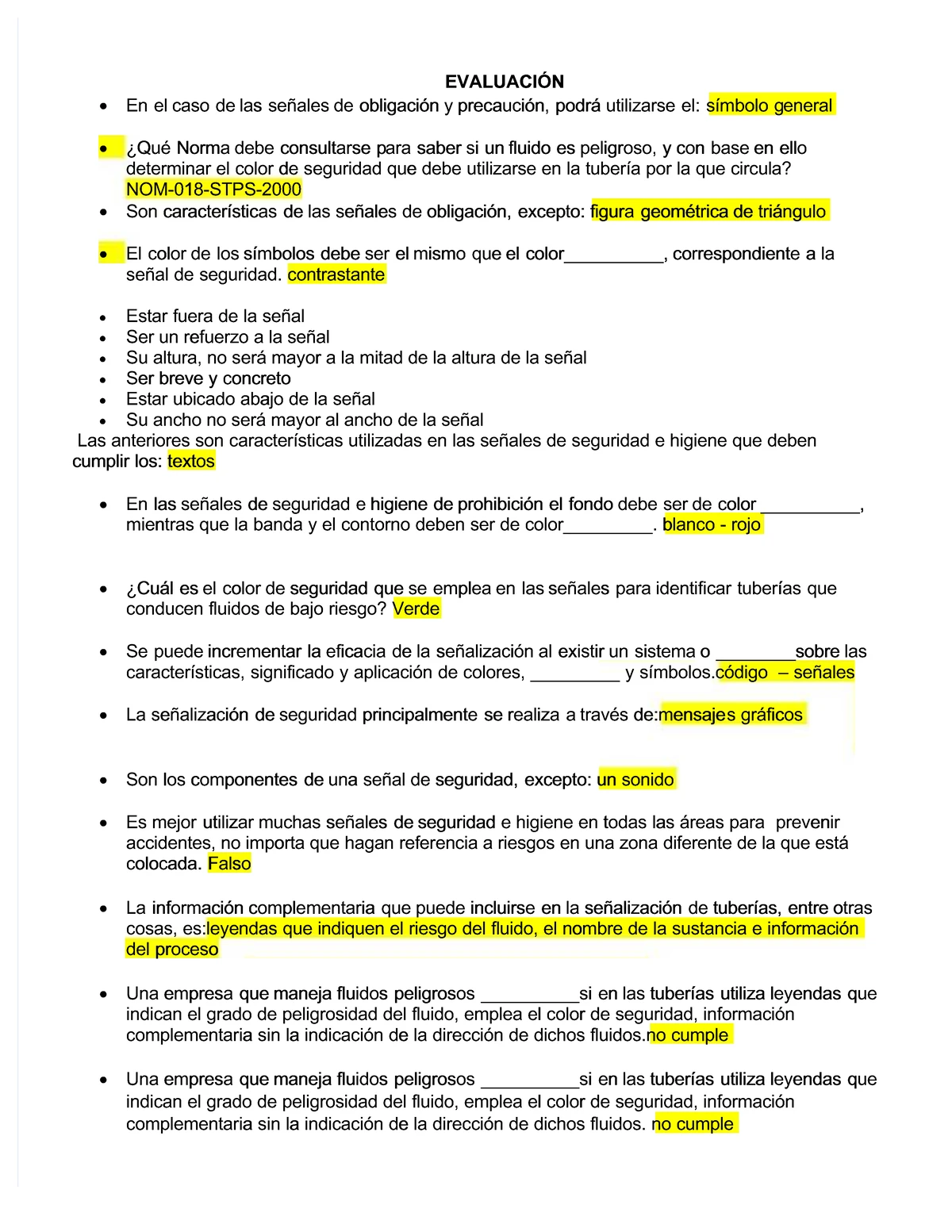 Examen montacargas - CAPACITACION EXAMEN DE CONOCIMIENTOS: “Operación Segura de Montacargas ...