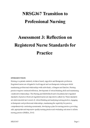 [Solved] The transition from student nurse to graduate registered nurse ...