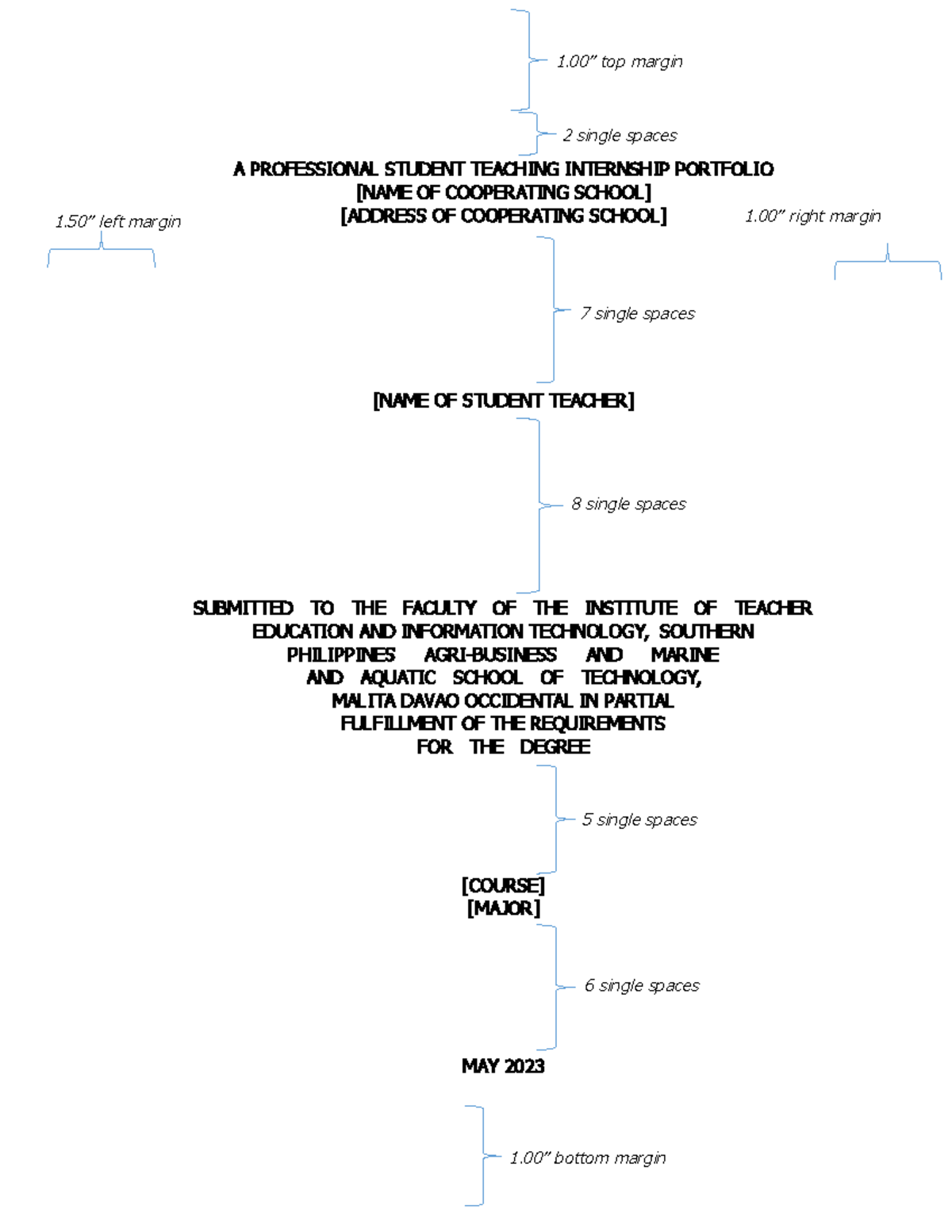 EDUC 429 - Teaching Internship Portfolio Template - May 2023 - Studocu