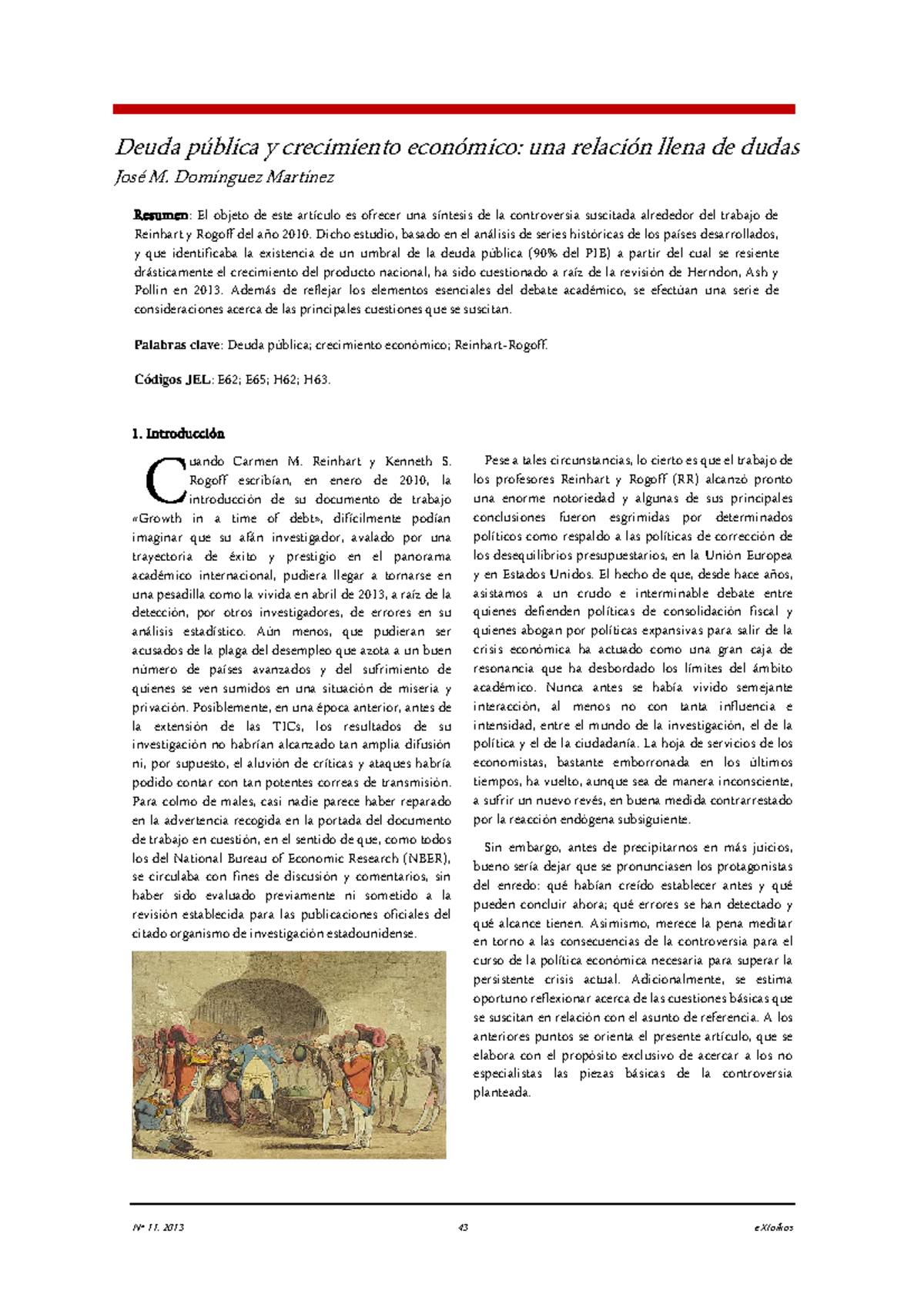 Deuda Pública y Crecimiento Económico: Análisis de Reinhart y Rogoff D ...