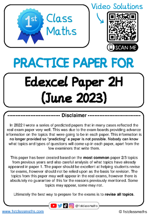 Key topics edexcel higher paper 2 - In this document you will find ...