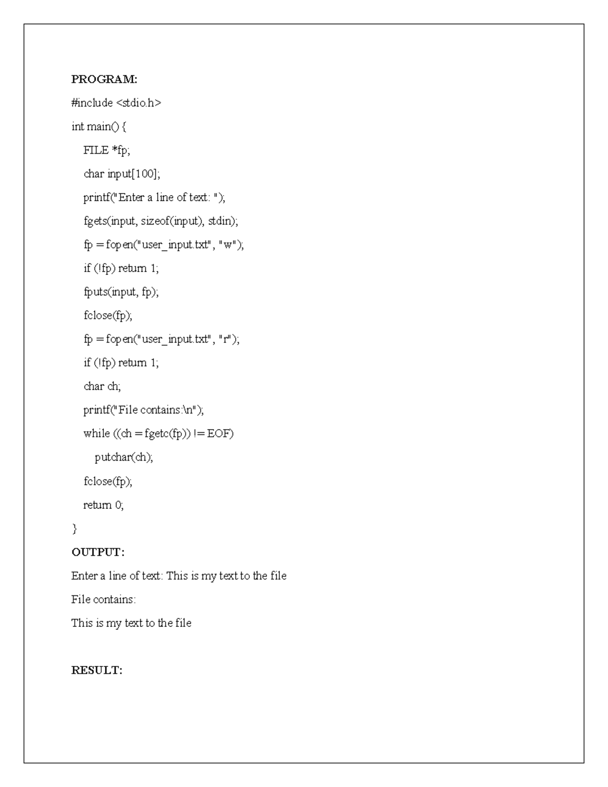 CSE101: Programming Basics - Sample Programs and Outputs - Studocu
