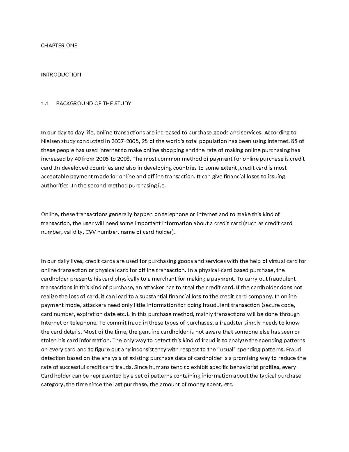 Credit Card Fraud Detection System: Design & Implementation (CS101 ...