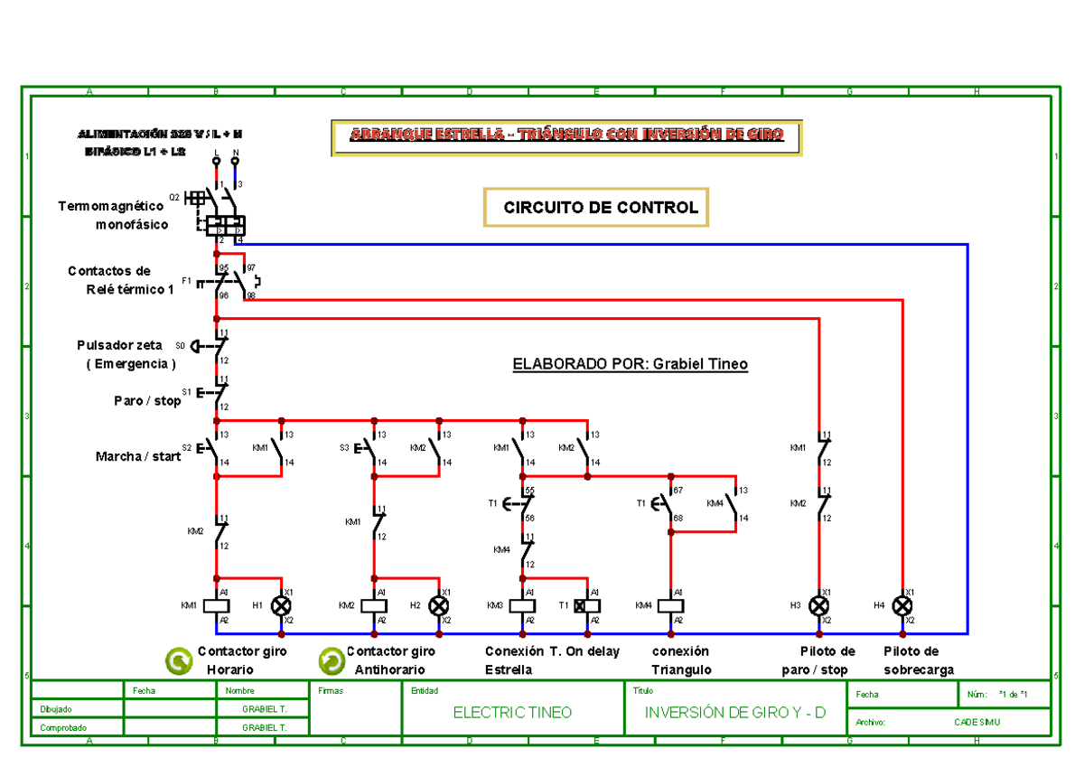 Control de Arranque Estrella-Triángulo con Inversión de Giro - C A1 ...