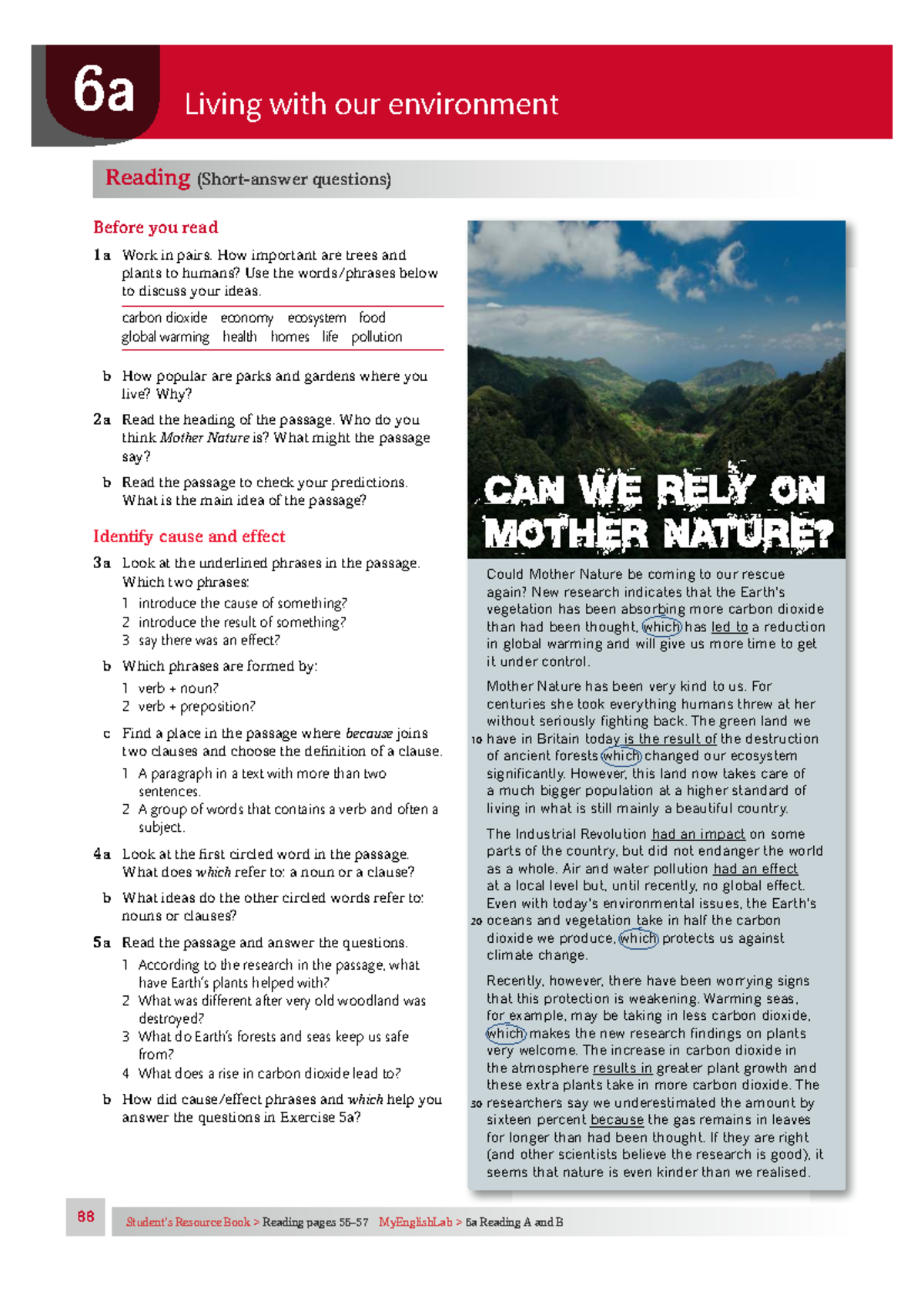 IELTS 6a Reading: Living with Our Environment Questions & Insights ...