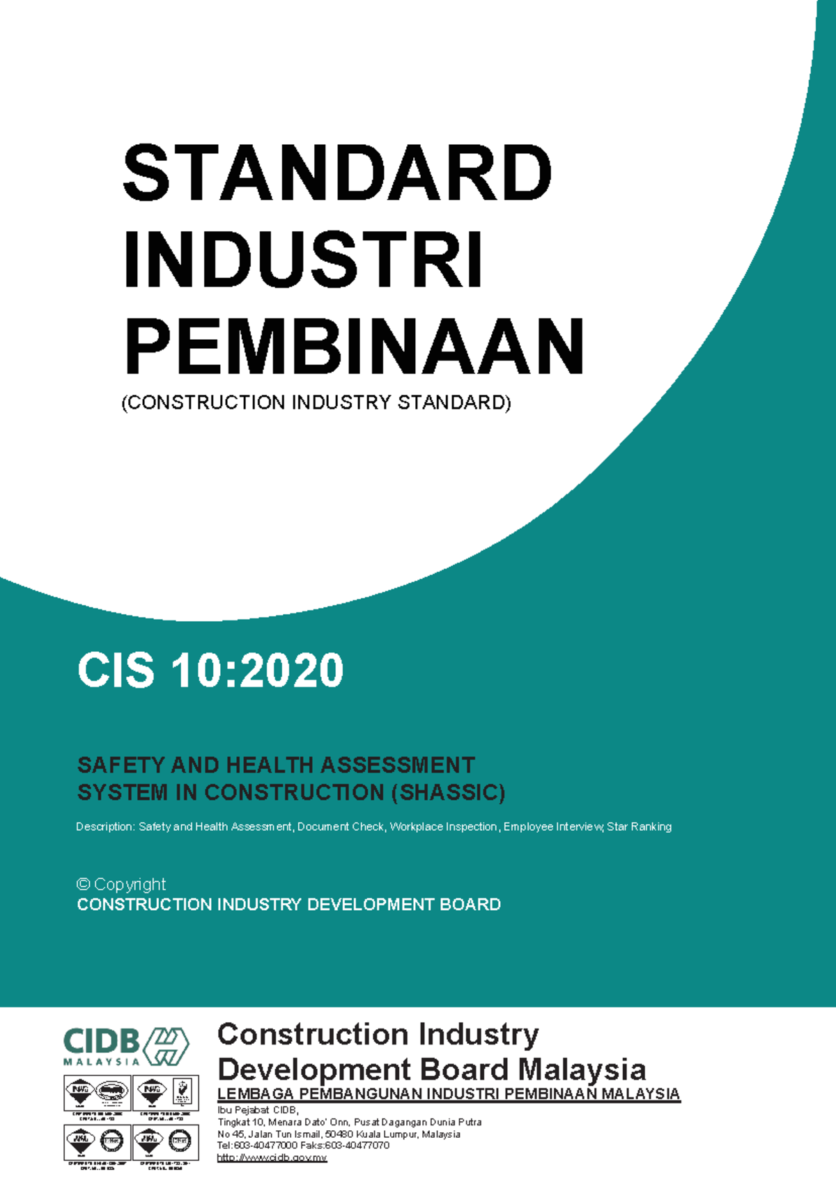 CIS 10: 2020 Final Exam - Safety & Health Assessment System (SHASSIC ...