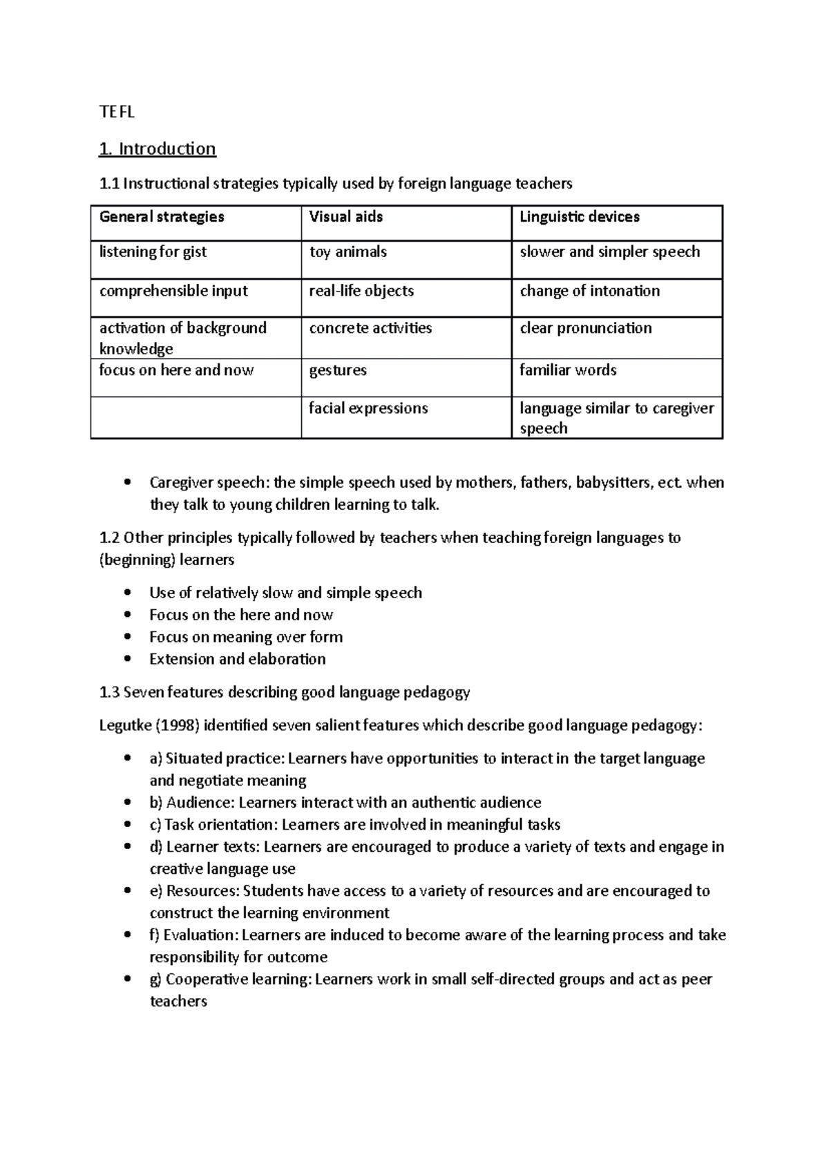 120-hour tefl certification course-answers to units 1 to 12 ...