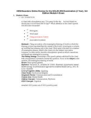 HSOR Module 8 Pharmacology and Intravenous Therapies - Module 8 ...