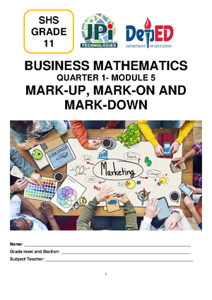Lesson 8 Business Math - BUSINESS MATHEMATICS QUARTER 1- MODULE 8 BREAK ...