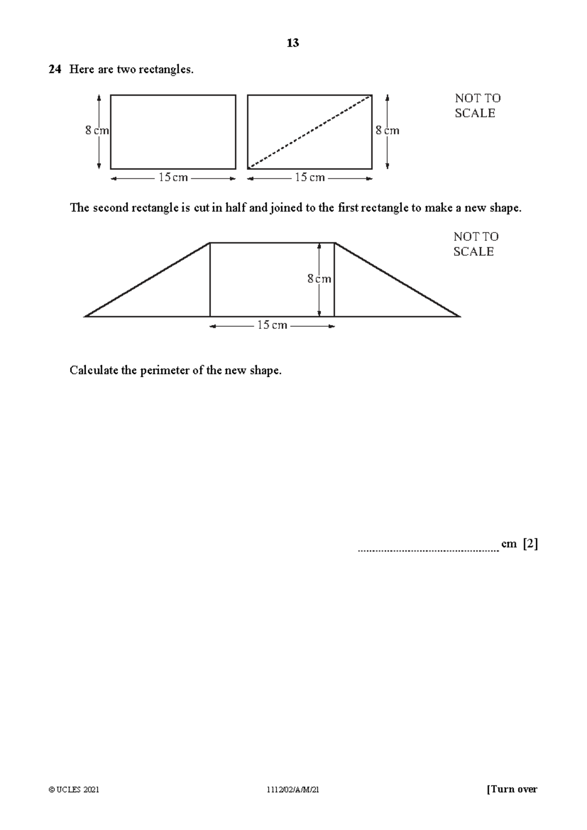 Maths Year 8 Mensuration: Perimeter of Combined Rectangles - Studocu