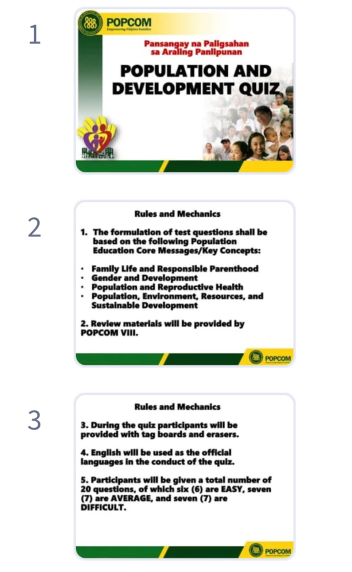 POPCOM 1 - Study Notes on Population & Development Quiz Mechanics - Studocu