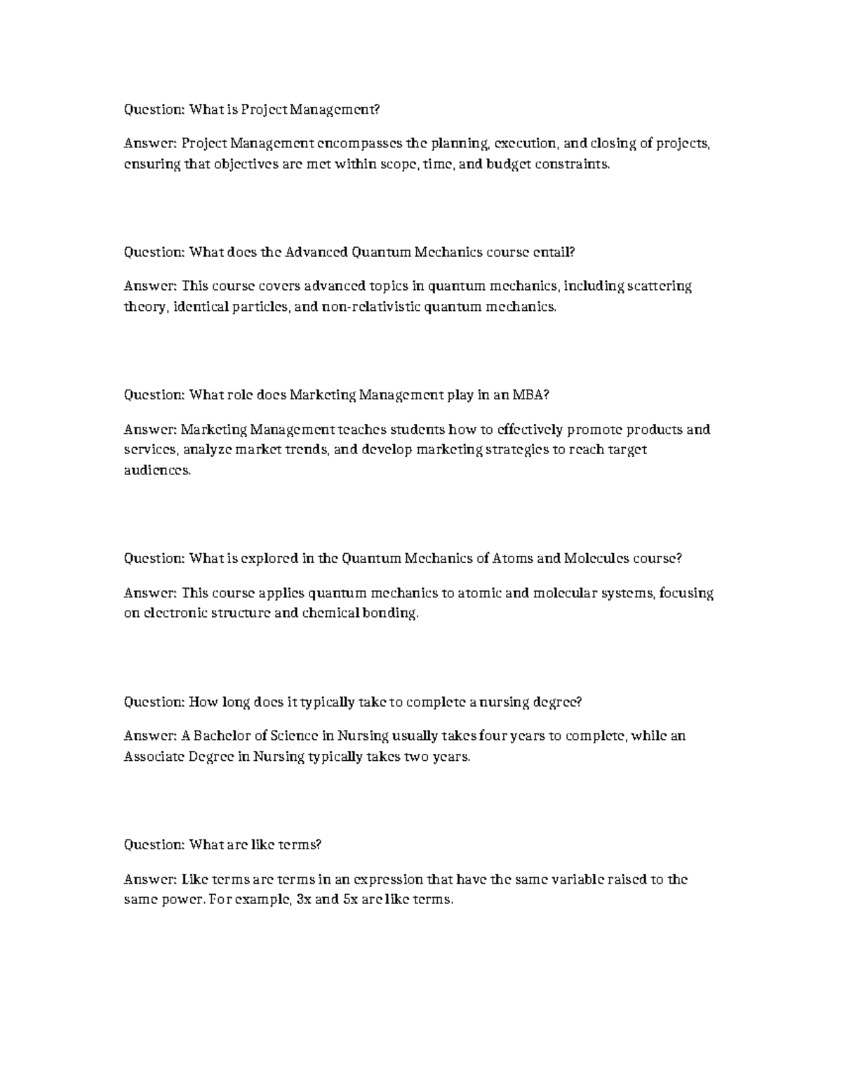 Resucceed theologically sheenies - Question: What is Project Management ...