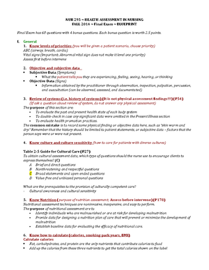Nursing 16: Eye Assessment and Vision Exam Review Questions - Studocu