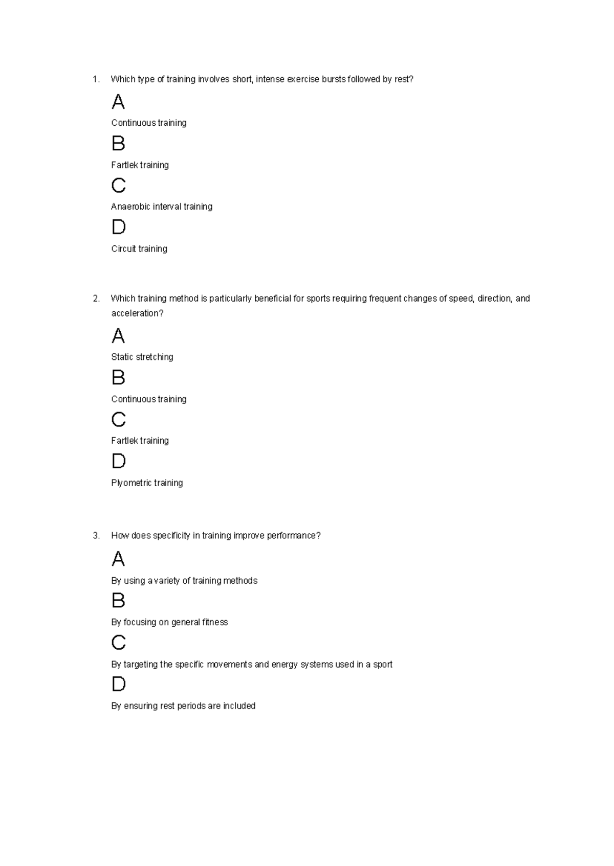 HMS - HSC CORE 1&2 Multiple Choice Practice Questions - Studocu