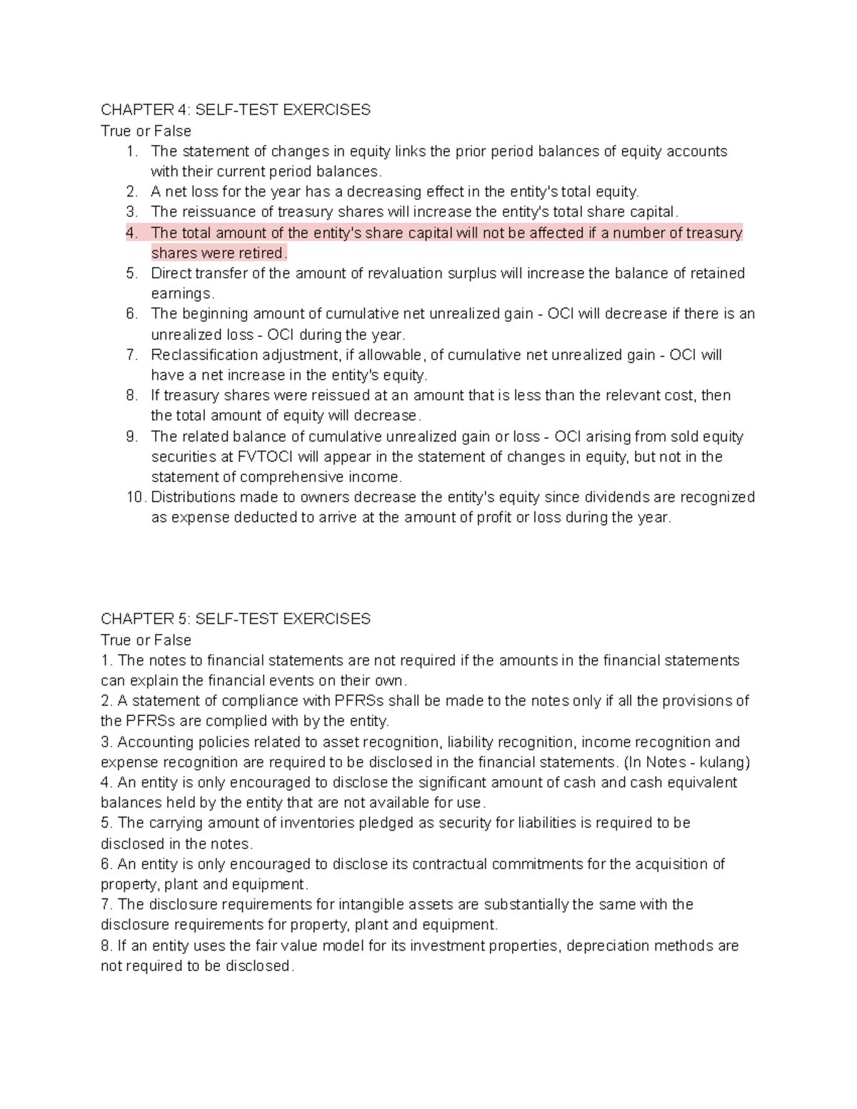 IA3 - QUIZ 3: True or False & Multiple Choice Exercises - Studocu