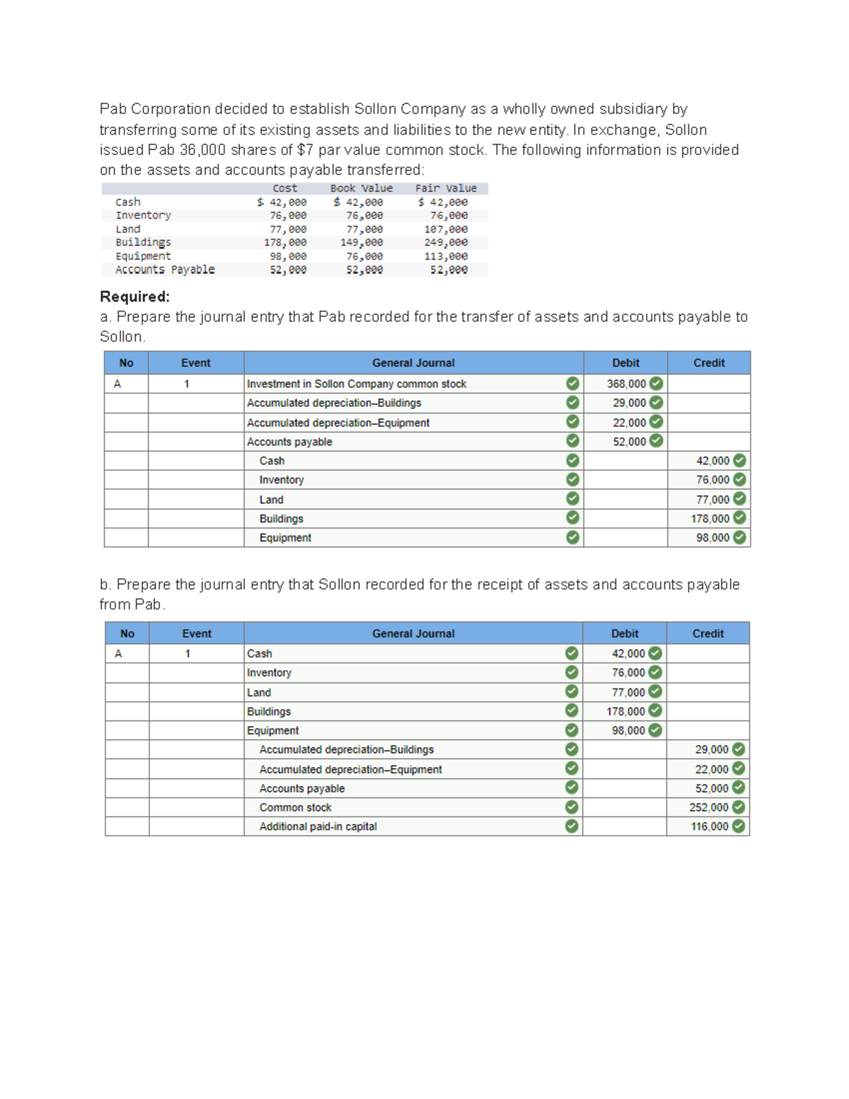 Chapter 1 & 2 - Practice Problems for Accounting Combinations and Consolidations - Studocu
