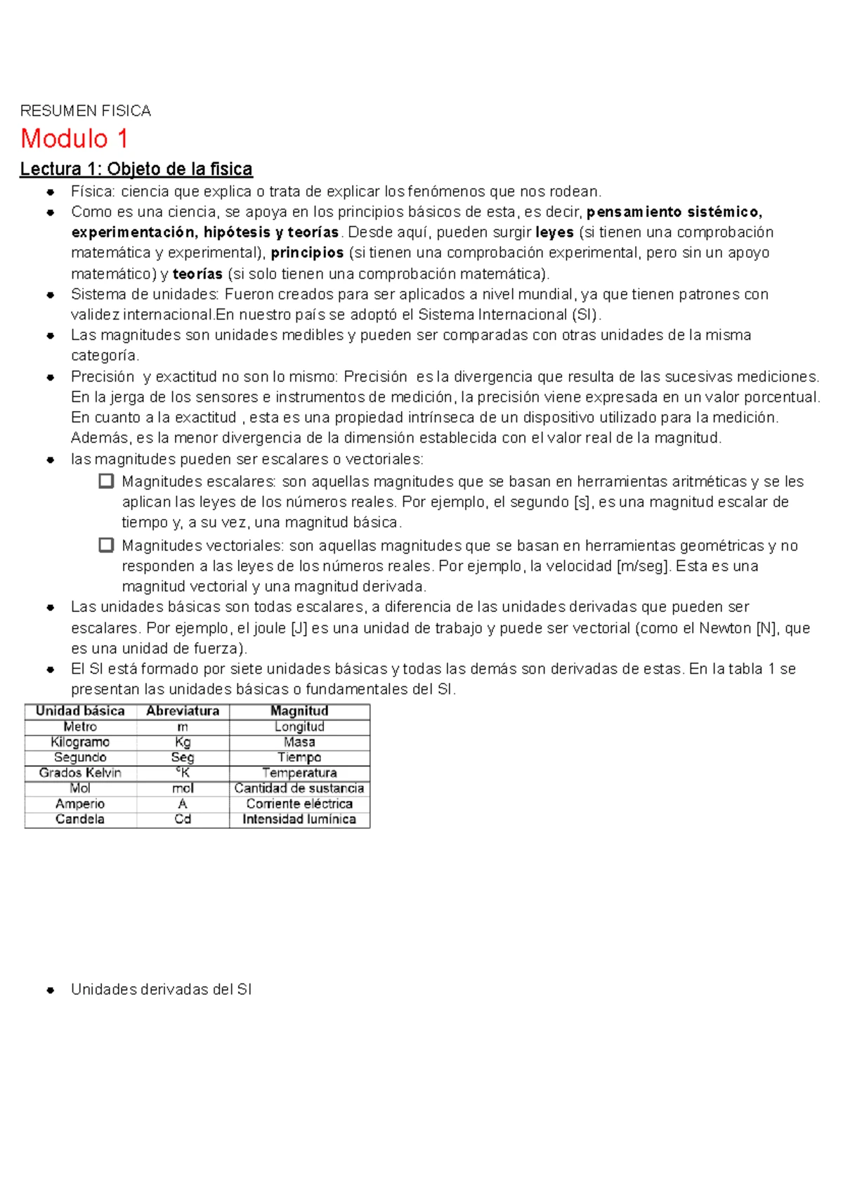 Fórmulas Completas de Física M1 y M2: Desde Fuerza hasta Movimiento ...