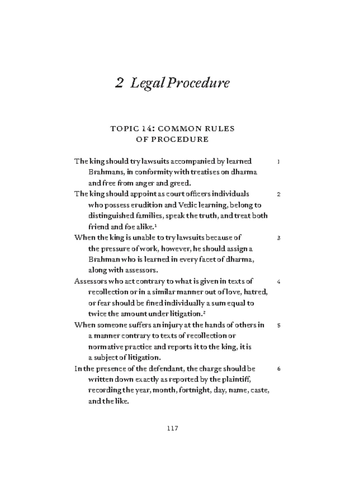Legal Procedure Topic 14: Common Rules of Procedure (OLI 2019) - Studocu