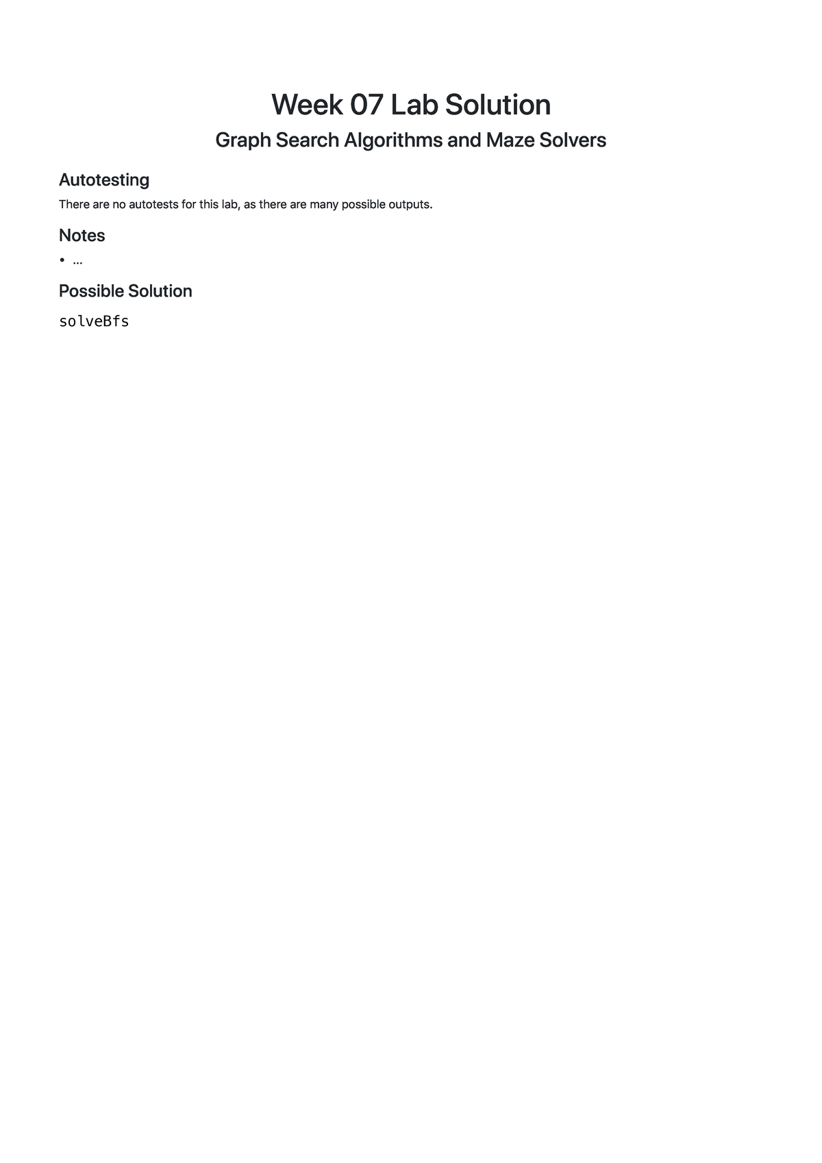 COMP2521 21T1 - Week 07 Lab Solution - Week 07 Lab Solution Graph ...