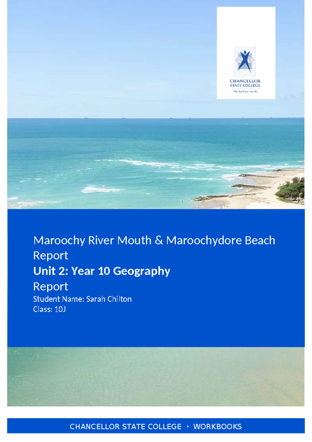 CSC Year 10 Geography Report: Maroochy River & Beach Analysis - Studocu