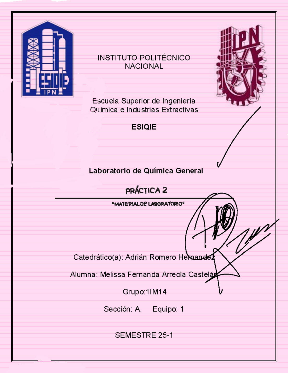 Bitácora práctica 2 - Bitacora de laboratorio de quimica pracica 1 ...