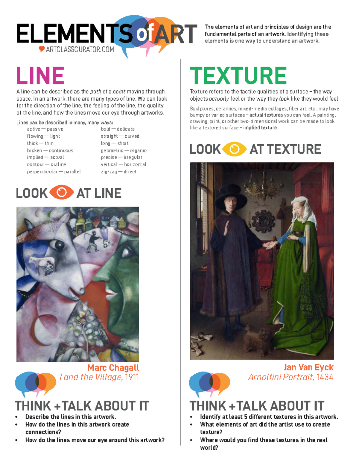 YART 101: Elements of Art & Principles of Design - Lesson Guide - Studocu