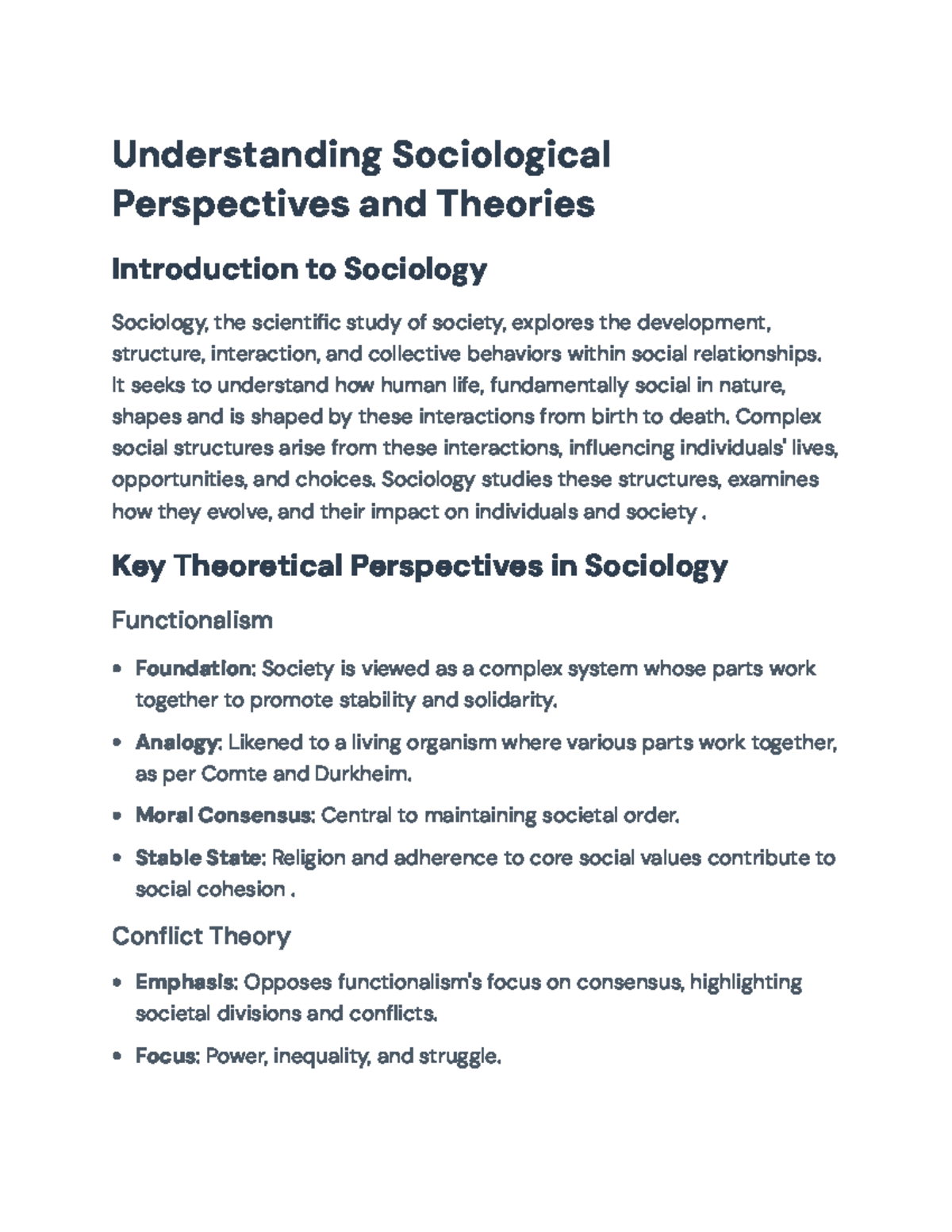 Sociology Perspectives: Theories, Major Figures, & Social Applications ...