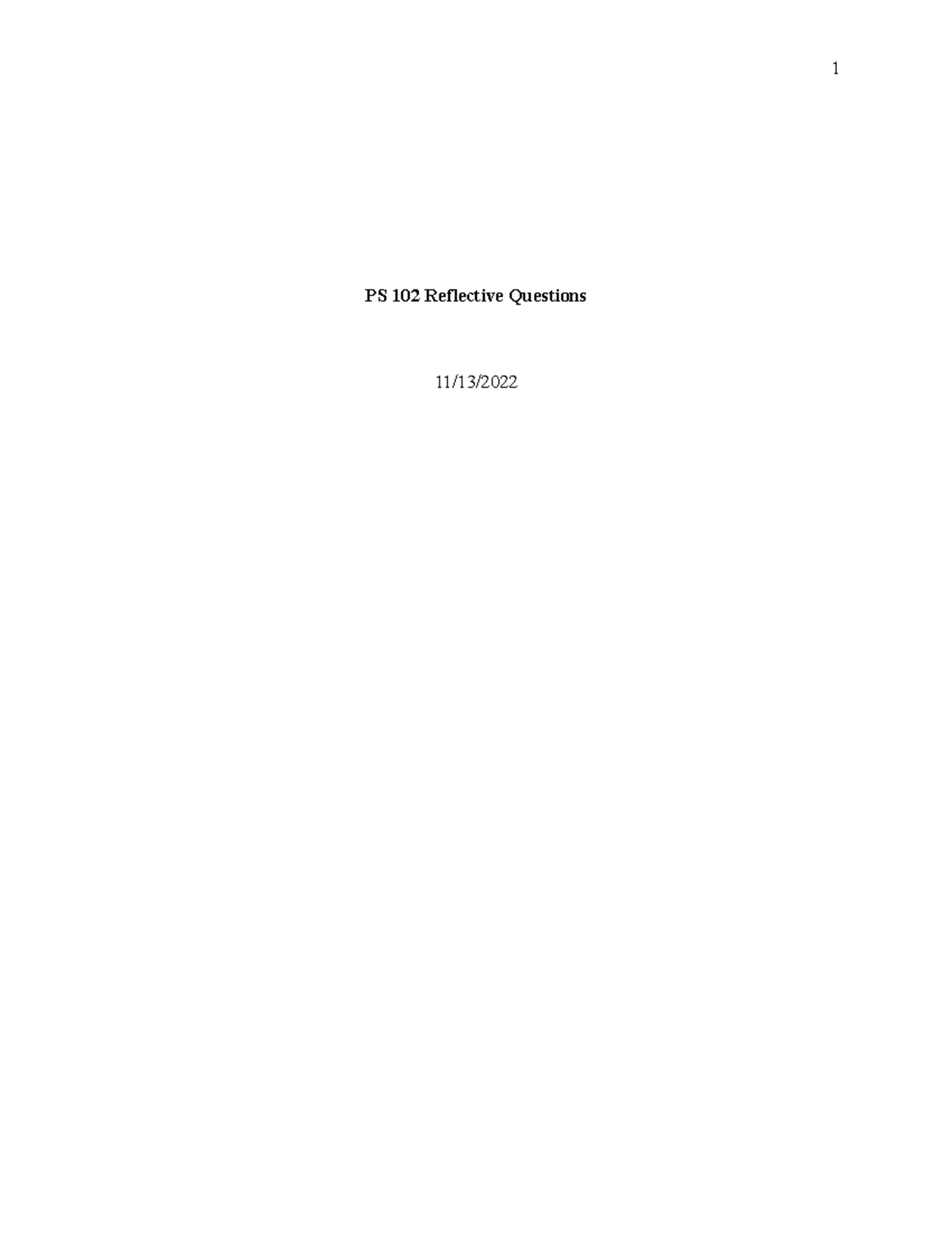 PS 102 Reflective Questions on Patient Safety Concepts - Studocu