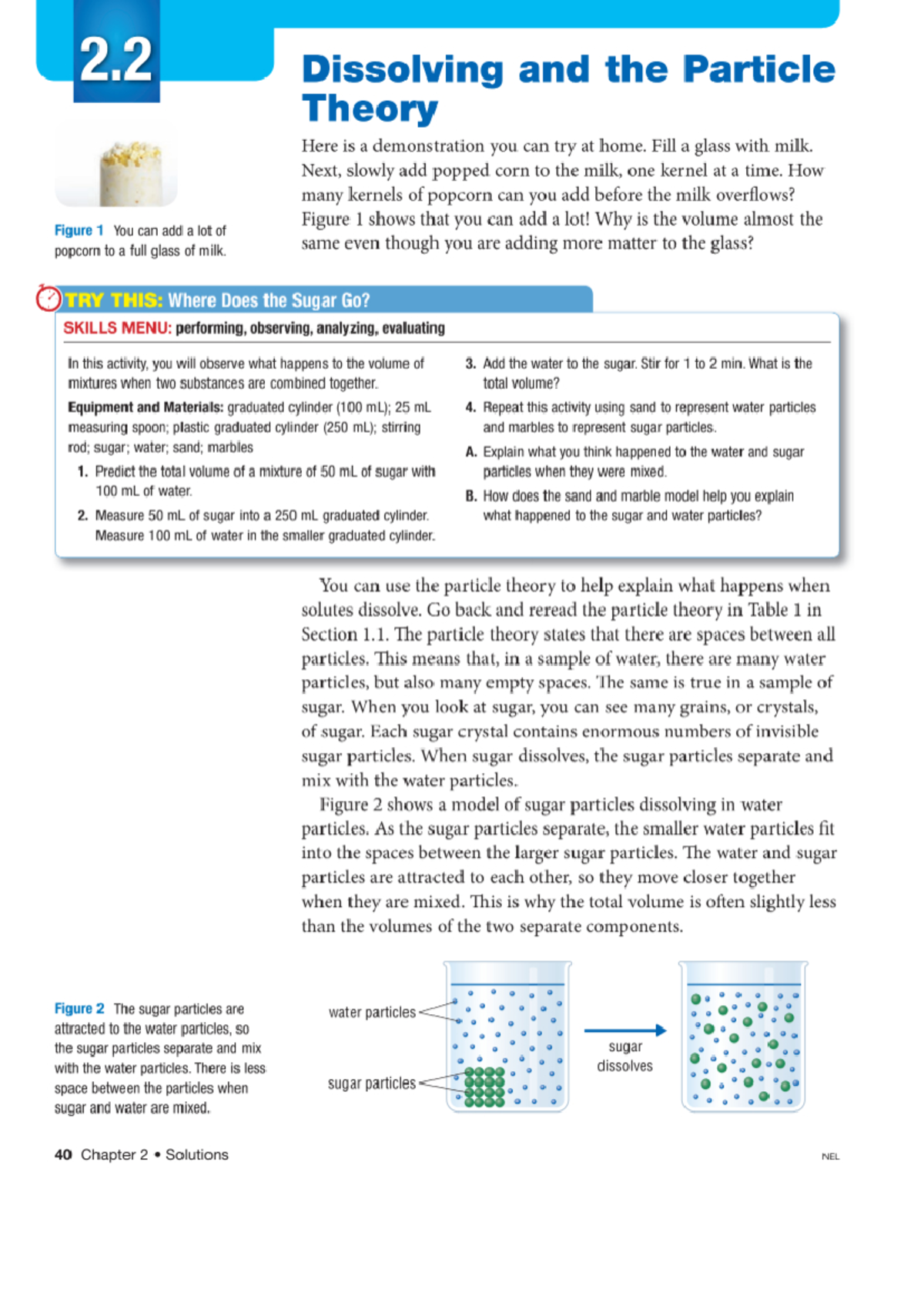 Unit A 2.2: Exploring Dissolving and Particle Theory Concepts - Studocu