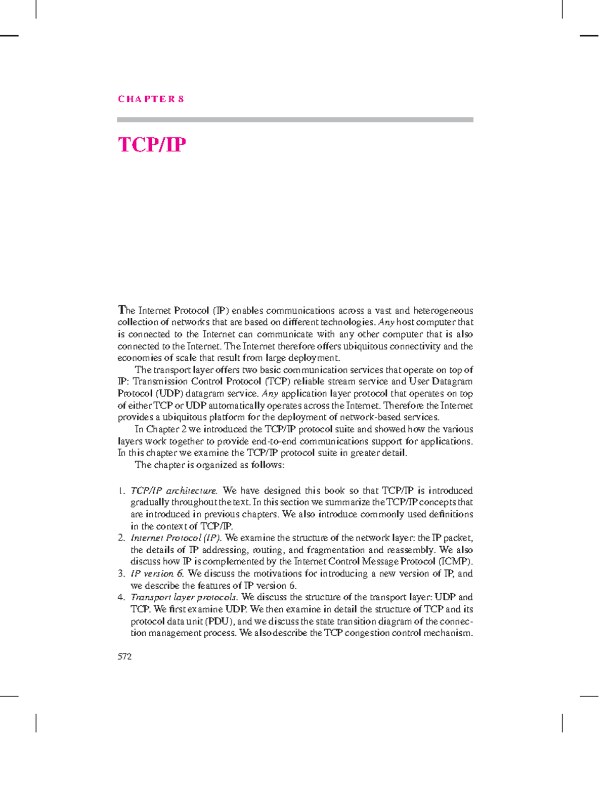 CHAPTER 8: Understanding the Internet Protocol (IP) and Its Functions ...