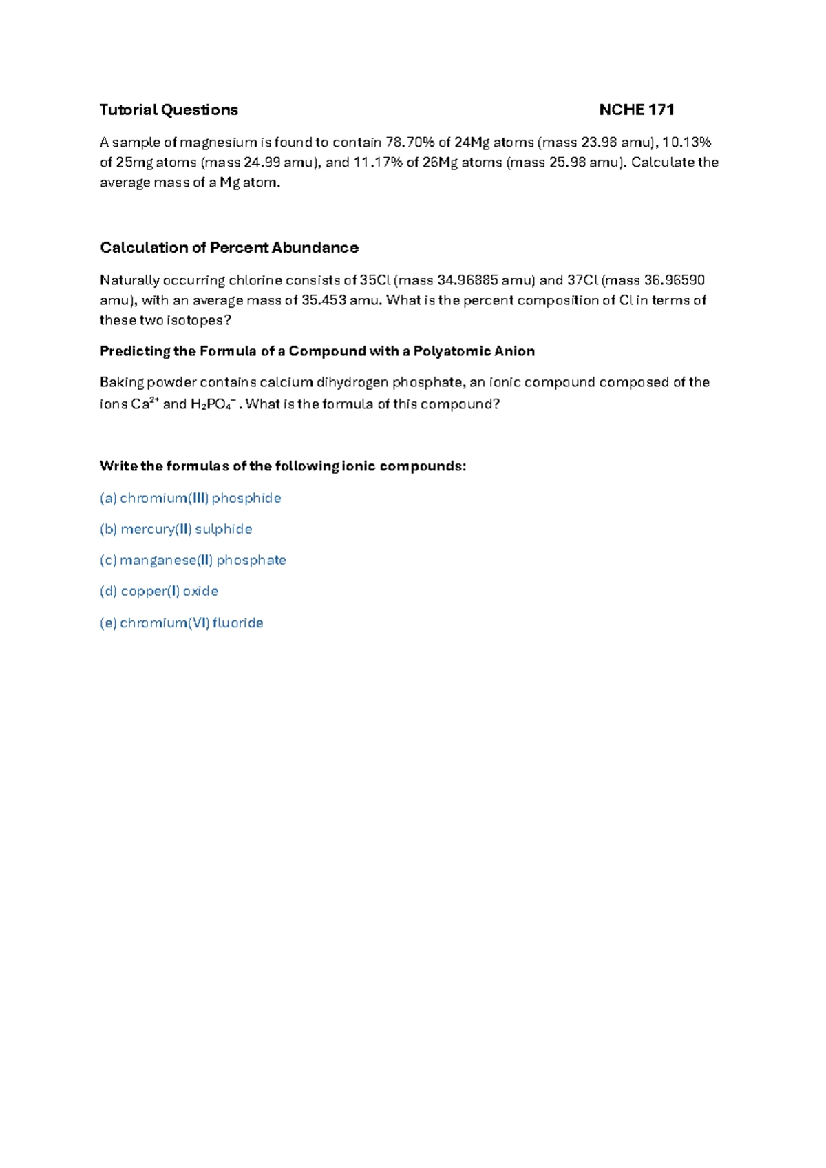 MTHS173 Final Exam Paper 1 Guidelines - December 2022 - Studocu